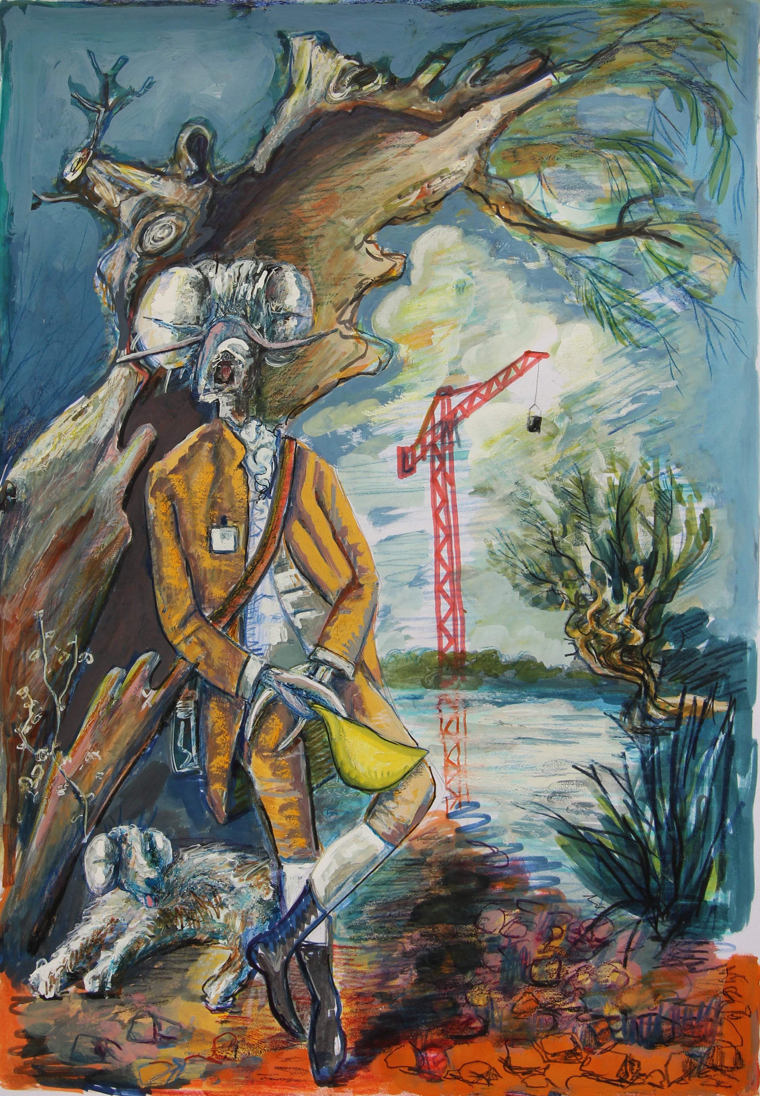 Paul Newman: Captain Wade Brundle I, drawing | My Site