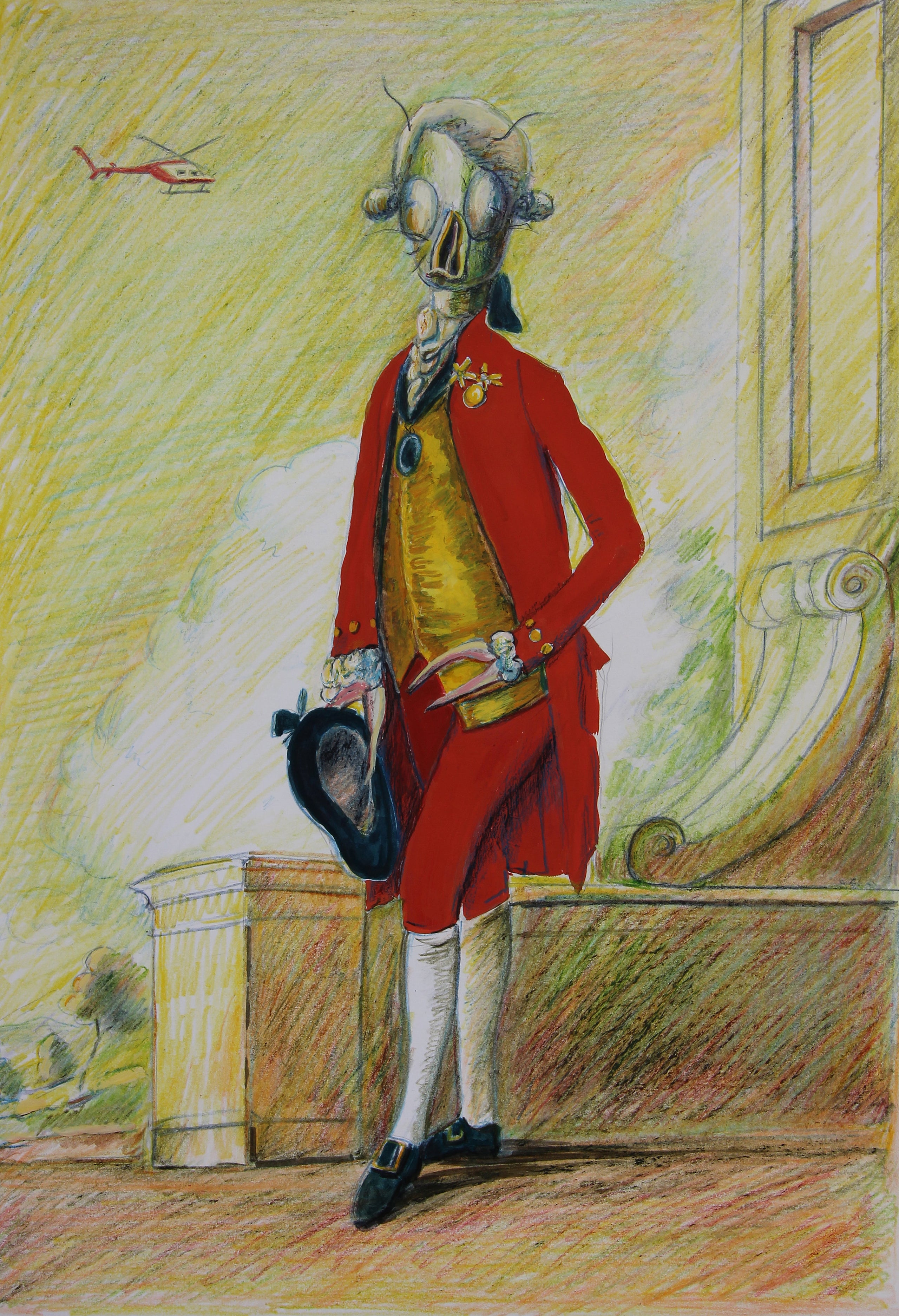 Paul Newman: Captain Wade Brundle II, drawing | My Site